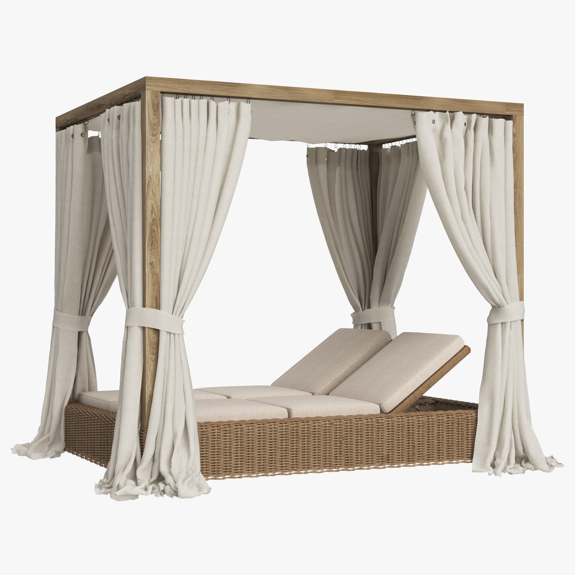 Restoration Hardware Daybed Collection 3D Model — FaceQuad