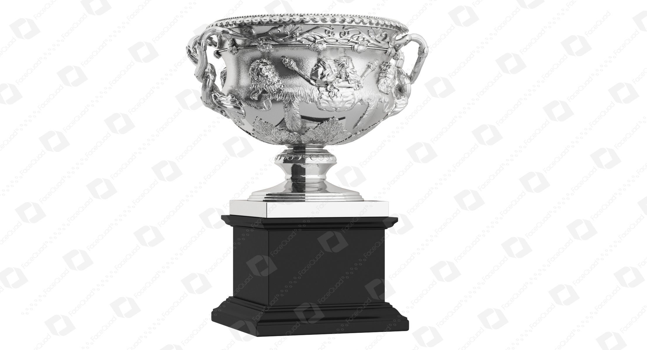 Australian Open Men Singles Trophy 3D Print Model — FaceQuad