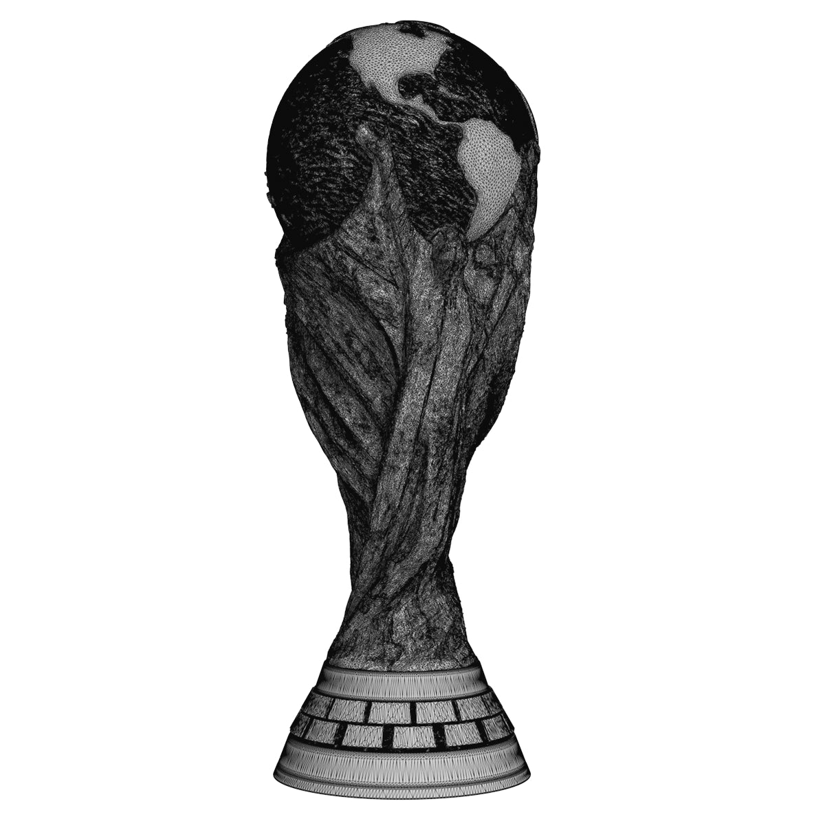 The FIFA World Cup Trophy 3D Print Model — FaceQuad