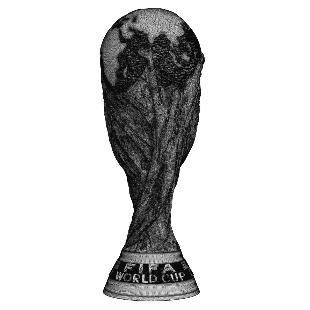 The FIFA World Cup Trophy 3D Print Model — FaceQuad
