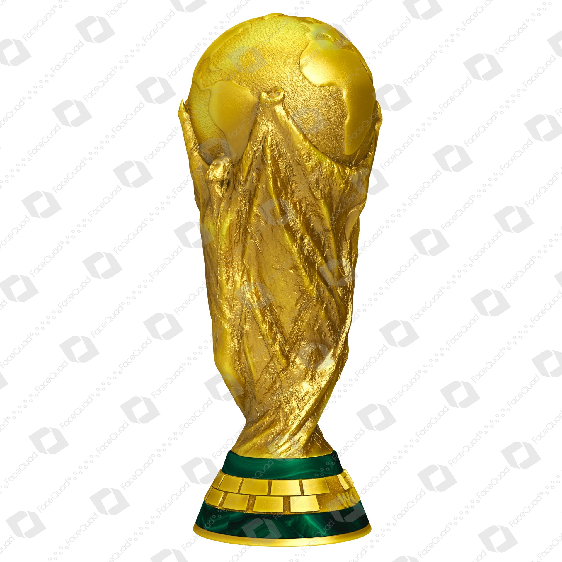 FIFA World Cup Trophy 3D Model — FaceQuad