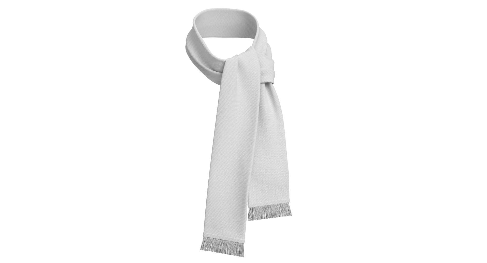 Football Fan Scarf 07 3D Model — FaceQuad