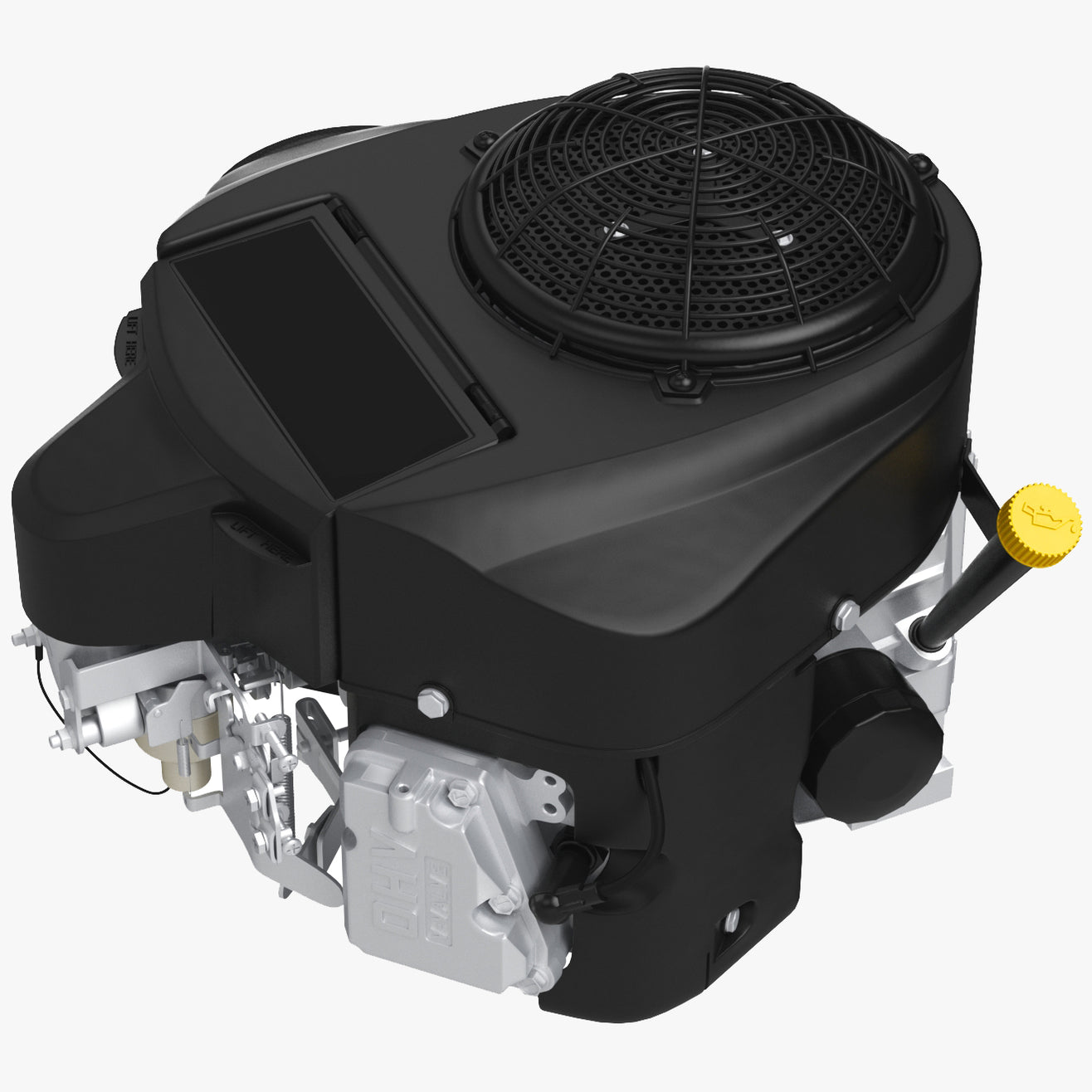Four-Stroke Engine for Riding Lawn Mowers 3D Model — FaceQuad