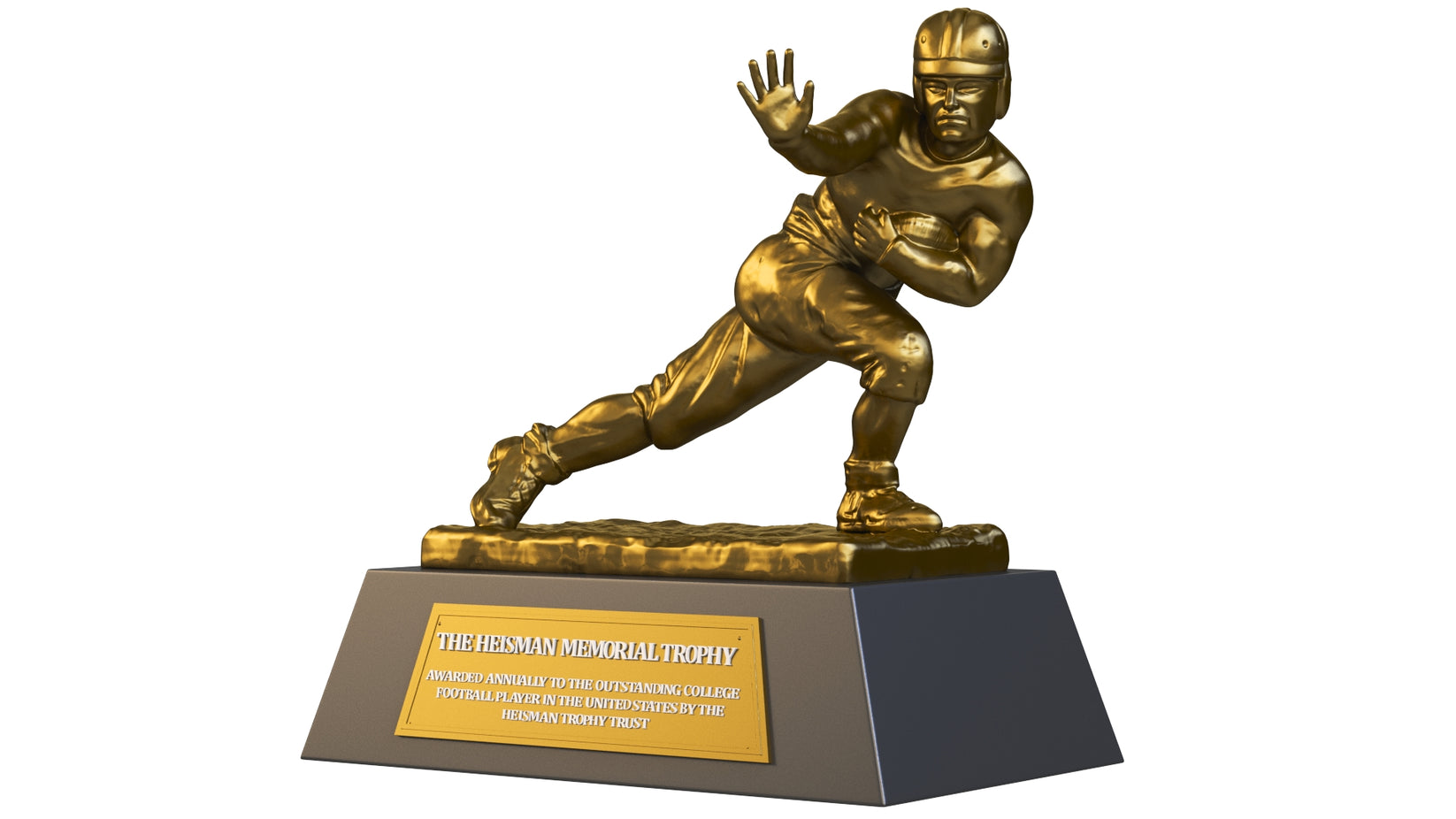 Heisman Memorial Trophy 3D Print Model – FaceQuad