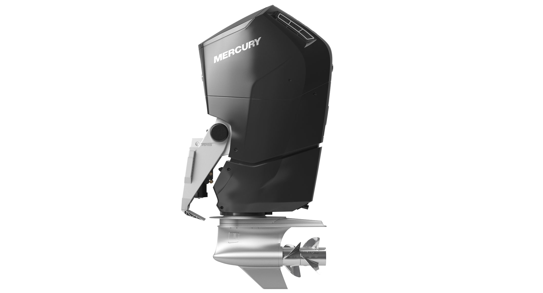 Mercury Verado V12 600HP Outboard Motor 3D Model — FaceQuad
