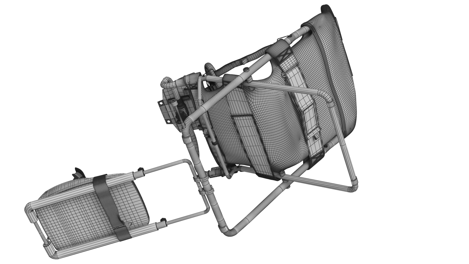 Playseat Challenge Black ActiFit Racing Simulator Seat 3D Model — FaceQuad