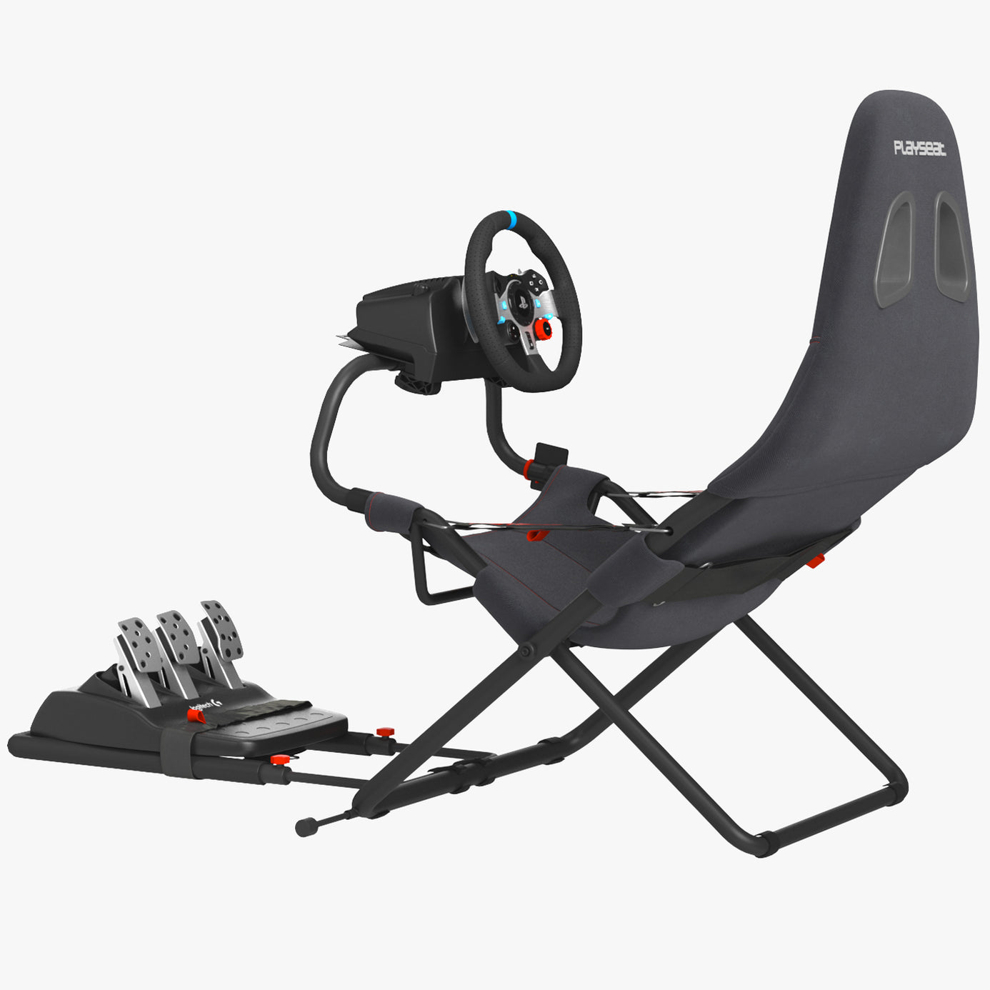 Playseat Challenge Black ActiFit Racing Simulator Seat 3D Model — FaceQuad