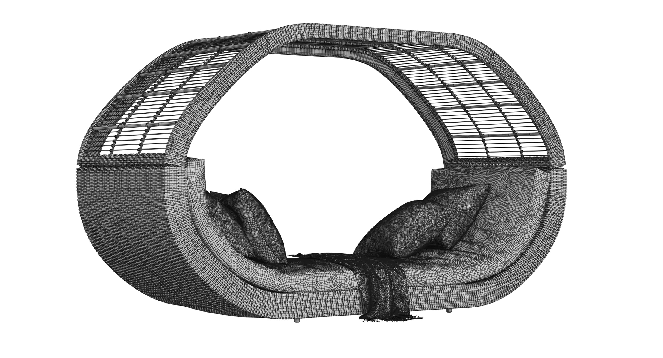 Restoration Hardware Daybed Collection 3D Model — FaceQuad