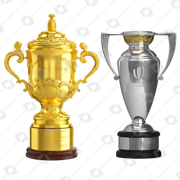 Rugby World Cup Trophy Collection 3D Model – FaceQuad