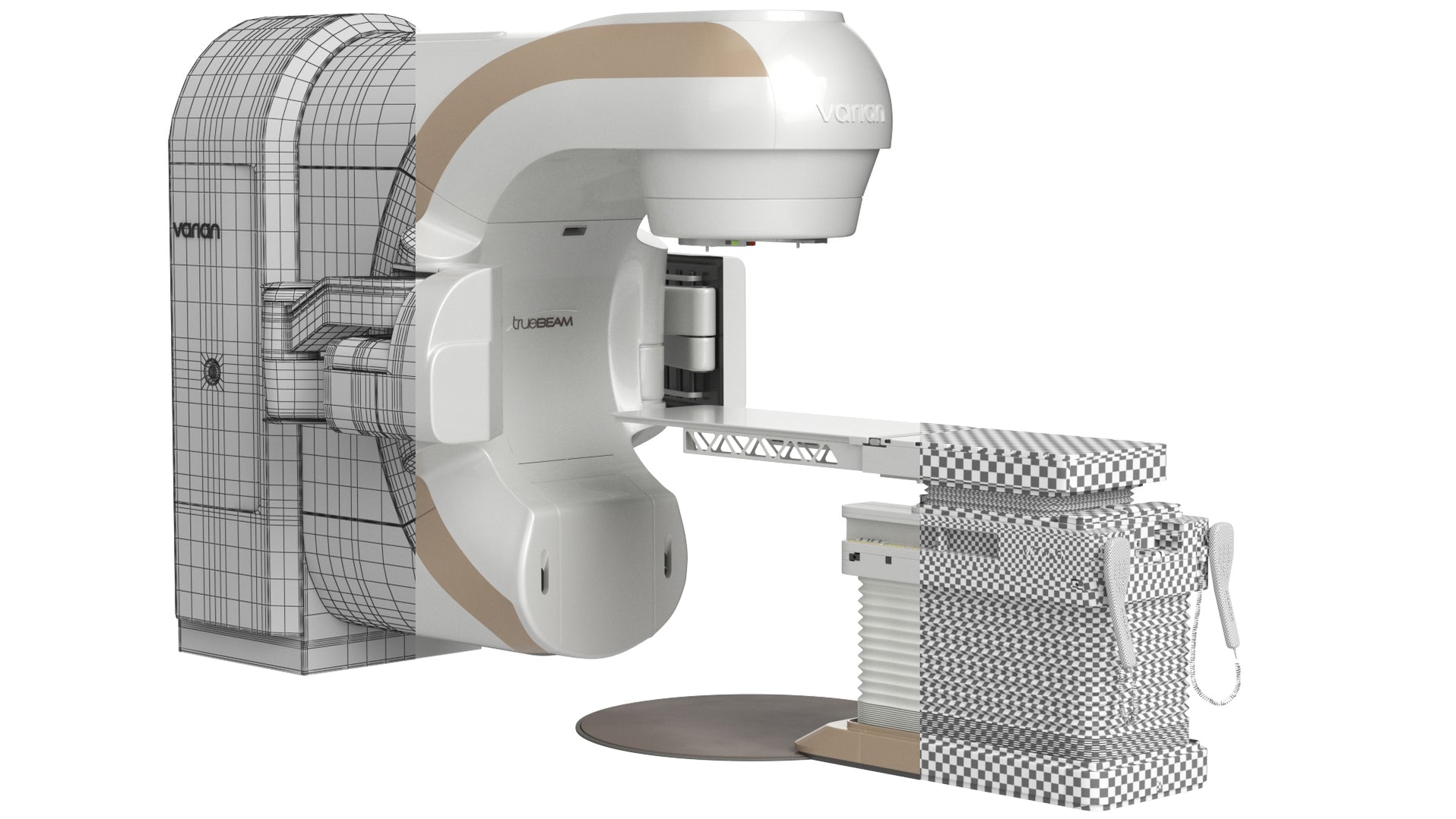 Varian TrueBeam Radiotherapy System 3D Model — FaceQuad