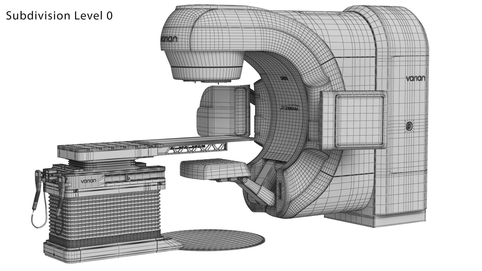 Varian TrueBeam Radiotherapy System 3D Model — FaceQuad
