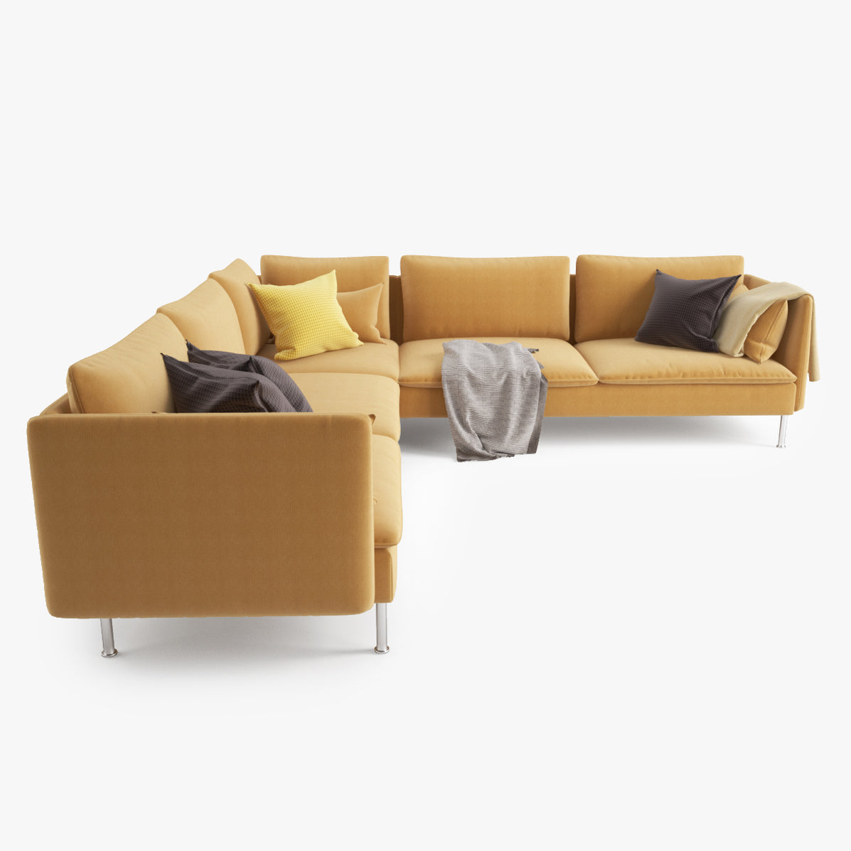 IKEA Soderhamn Corner Sofa 3D Model | FaceQuad