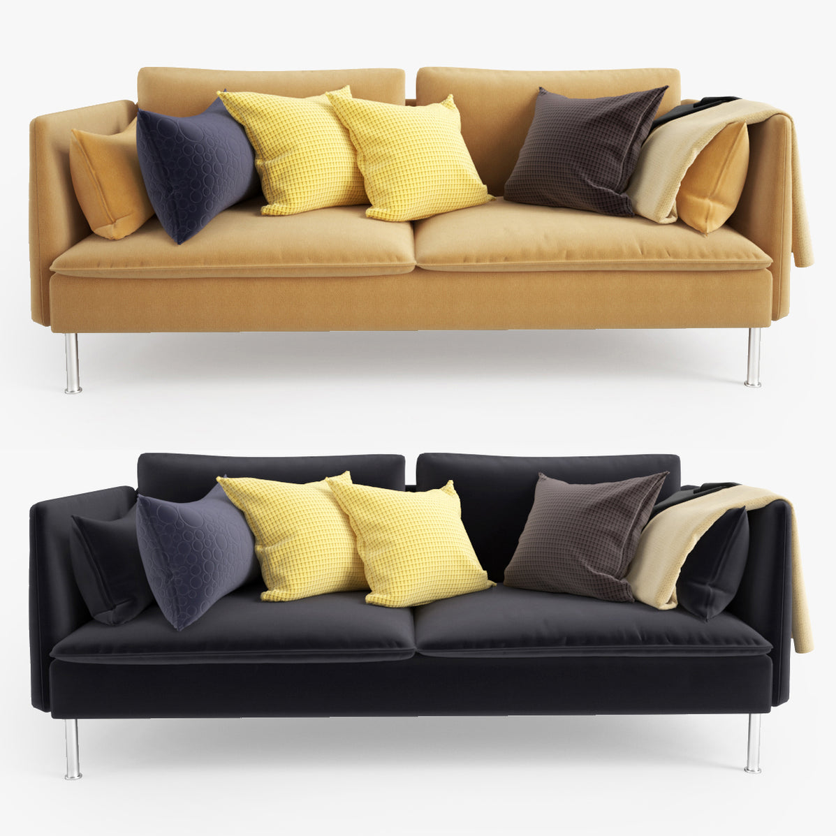 IKEA Soderhamn Sofa 3D Model | FaceQuad