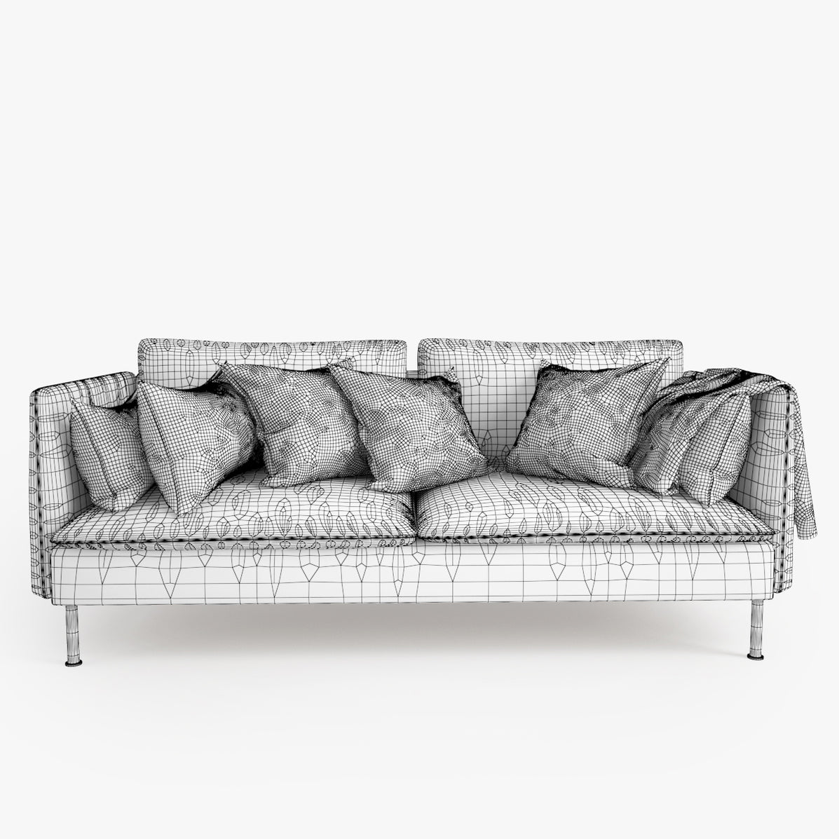 IKEA Soderhamn Sofa 3D Model | FaceQuad