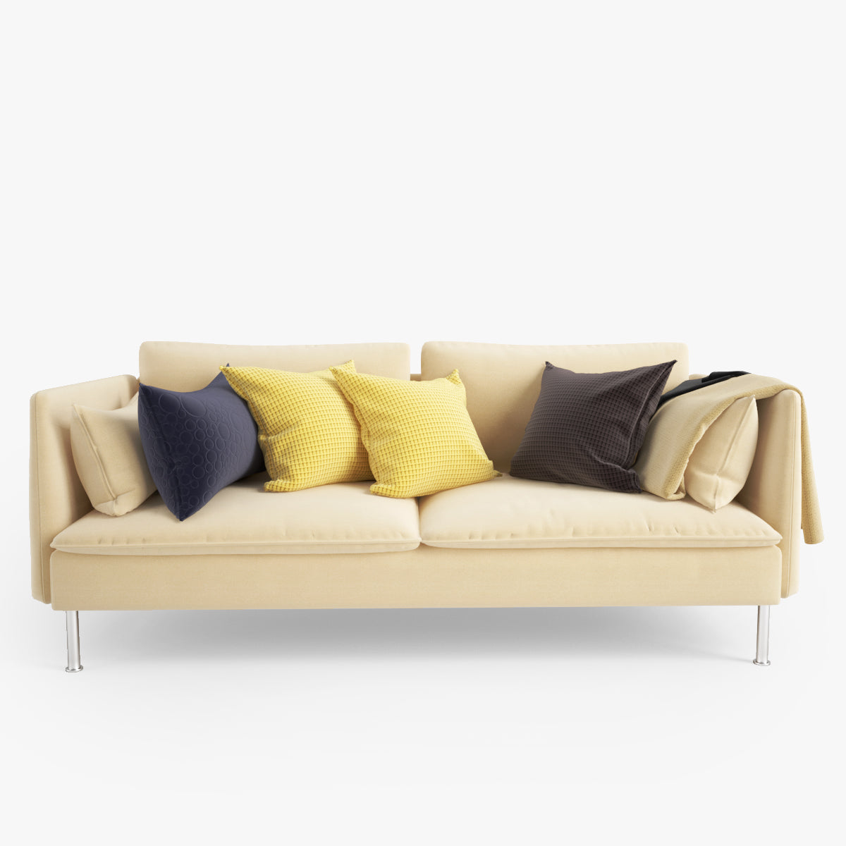 IKEA Soderhamn Sofa 3D Model | FaceQuad