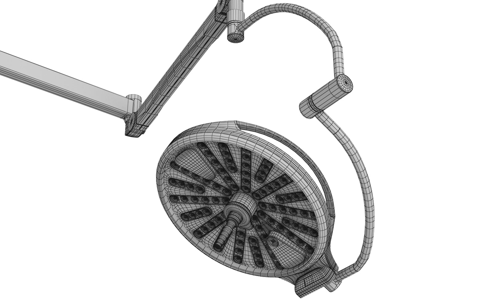 Drager Polaris 600 Surgical Lights 3D Model | FaceQuad