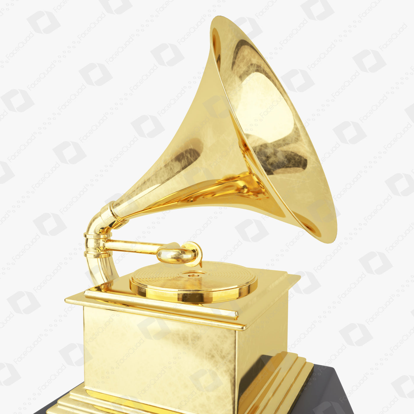 Grammy Award Trophy 3D Model | FaceQuad
