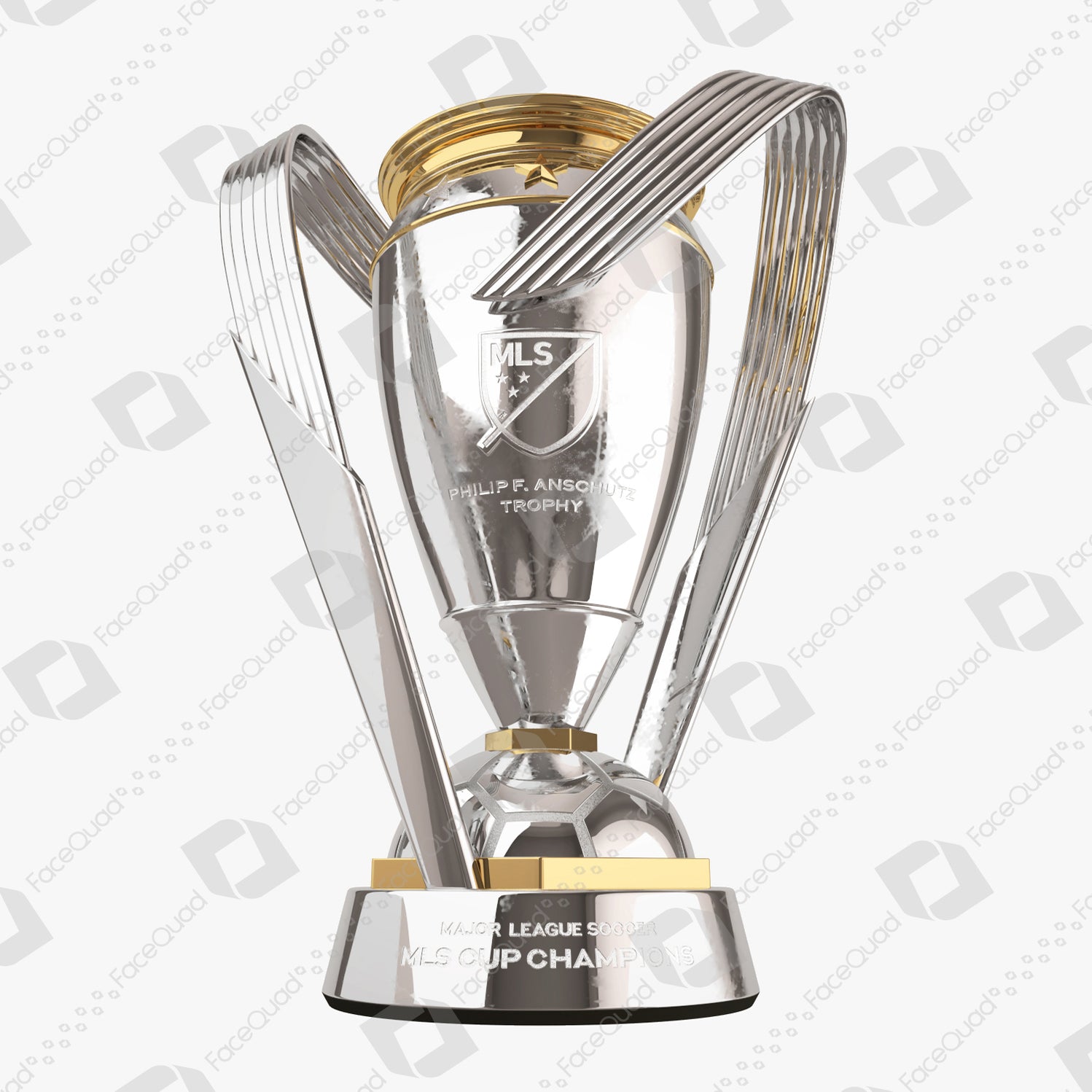 MLS Cup Trophy 3D Model | FaceQuad