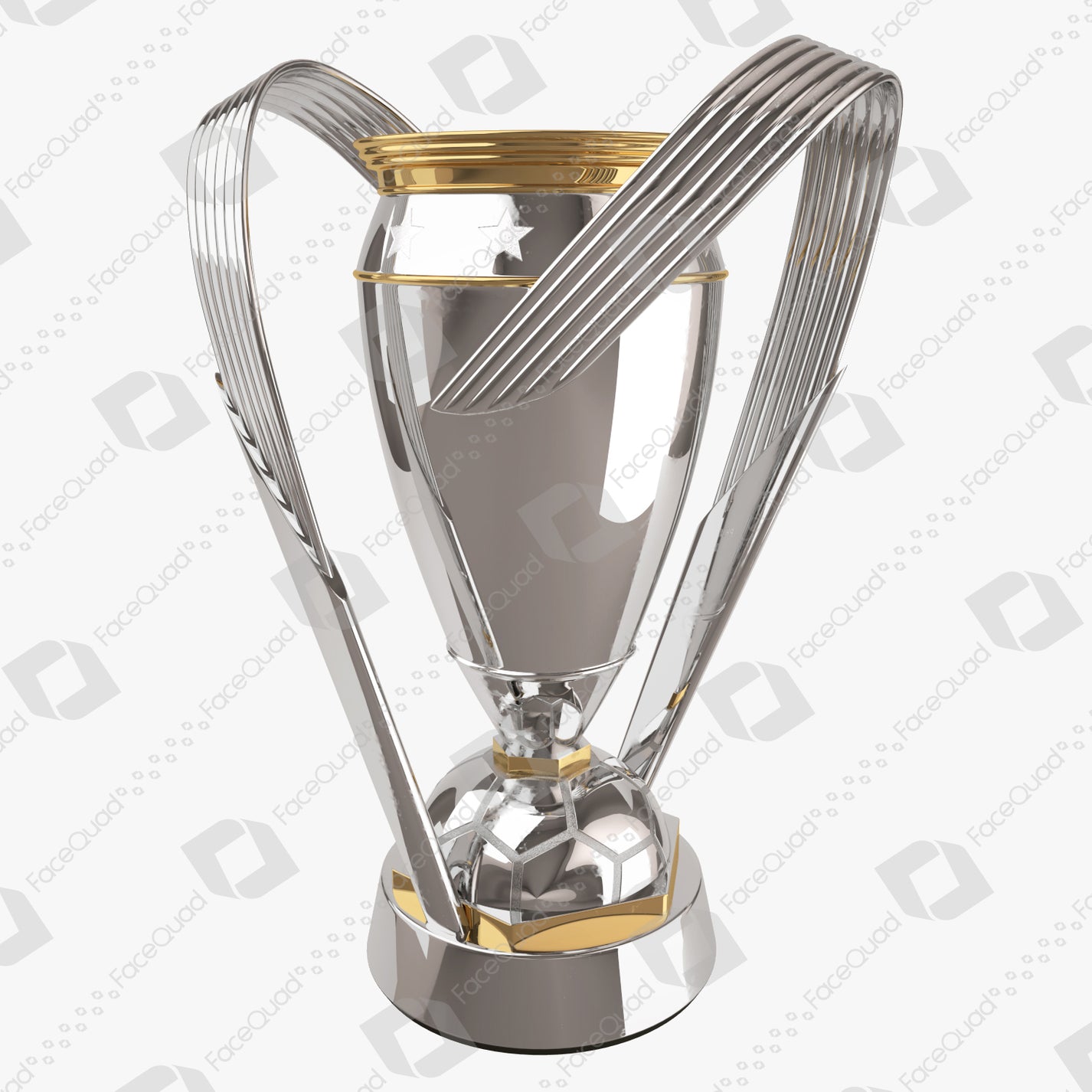 MLS Cup Trophy 3D Model | FaceQuad