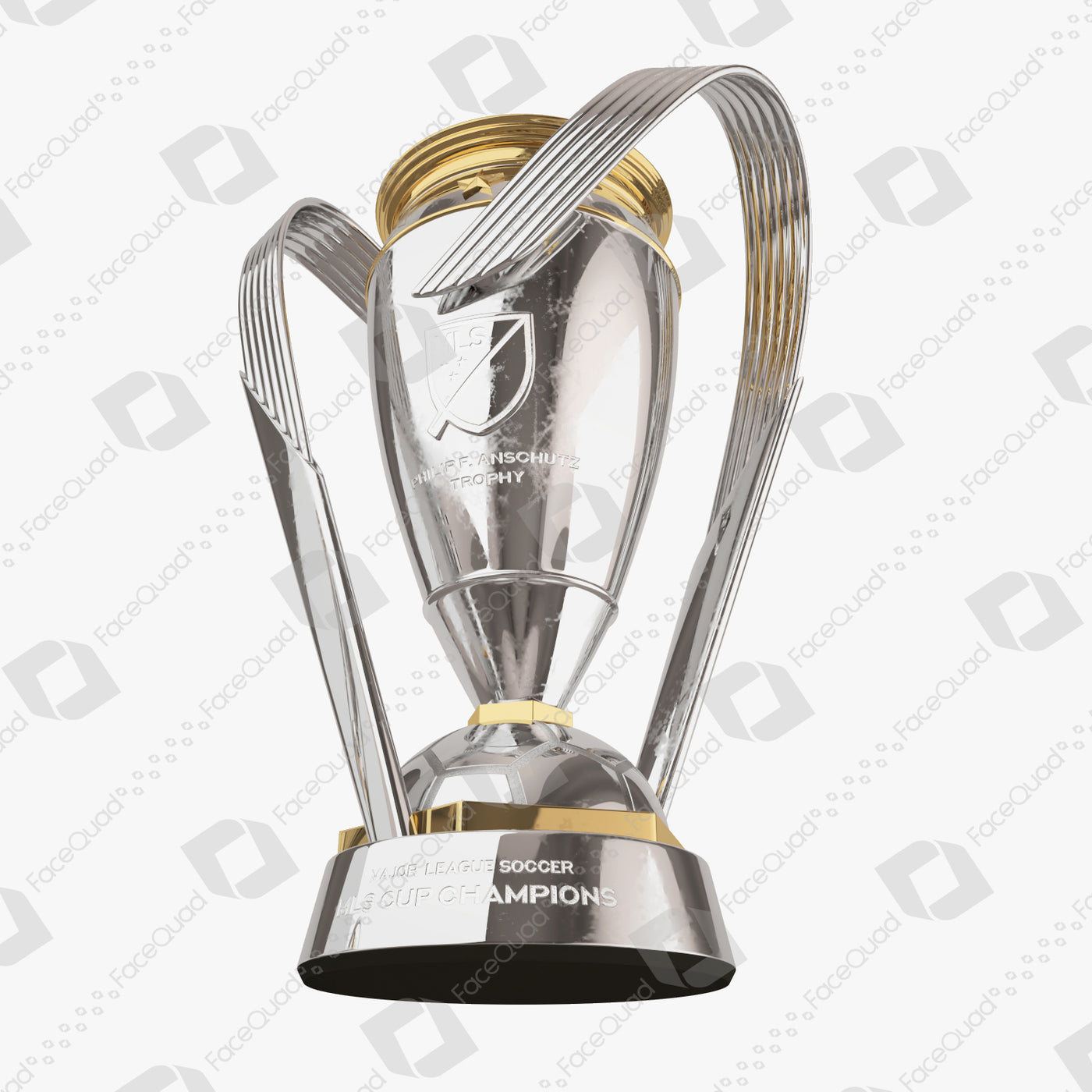 MLS Cup Trophy 3D Model | FaceQuad