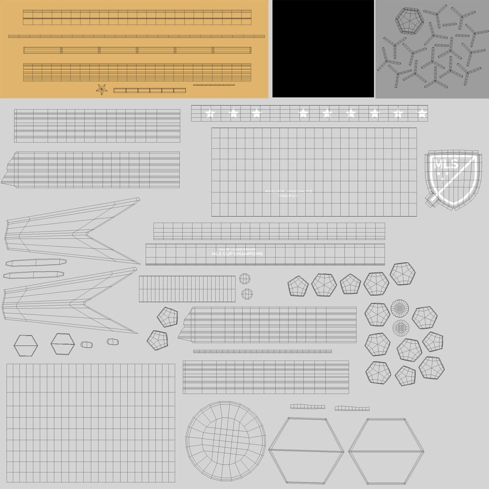 MLS Cup Trophy 3D Model | FaceQuad