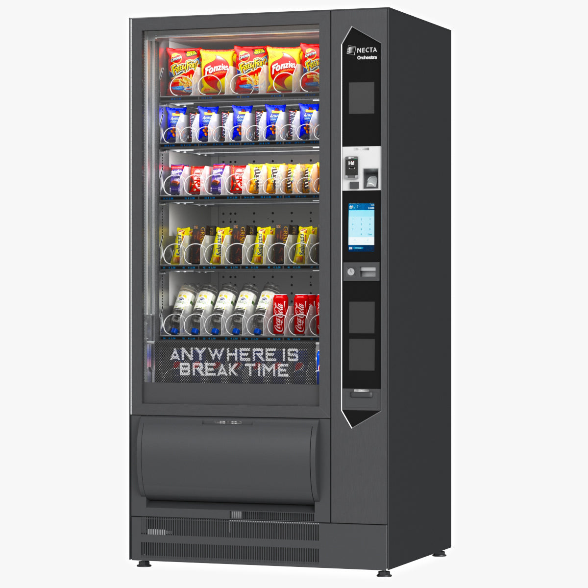 Necta Orchestra Touch Vending Machine 3D Model | FaceQuad