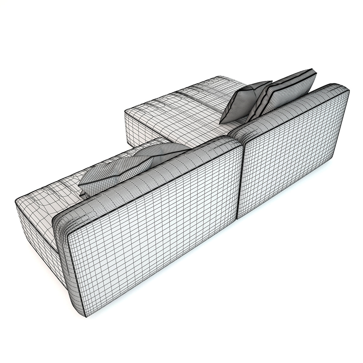 Roda Dandy Sofa Set 3D Model | FaceQuad